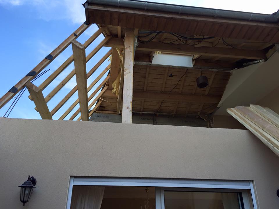 Création d'un toit terrasse accessible - Sauques Touraine Combles