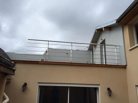 Création d'un toit terrasse accessible - Sauques Touraine Combles